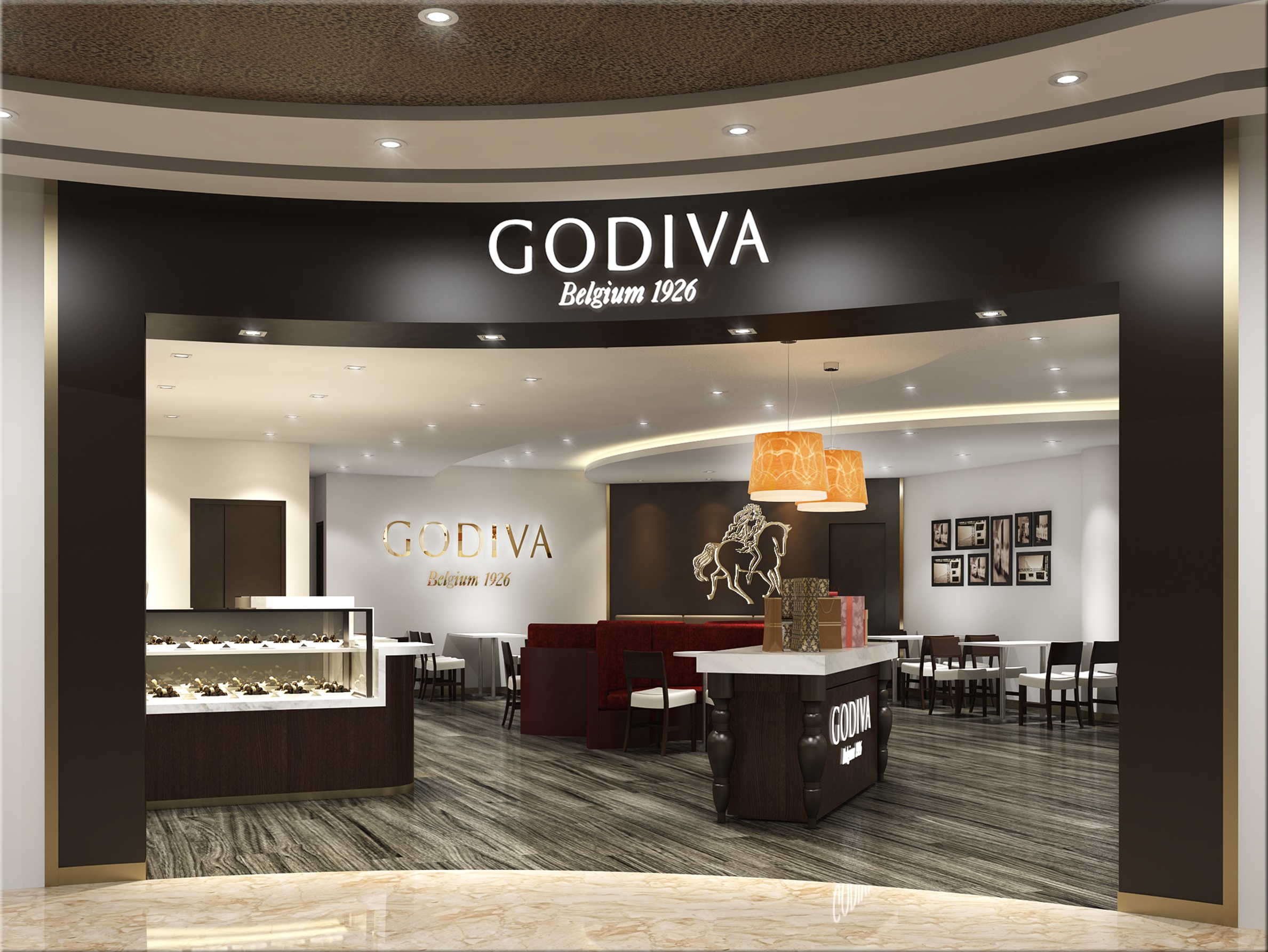 Godiva Store Interior