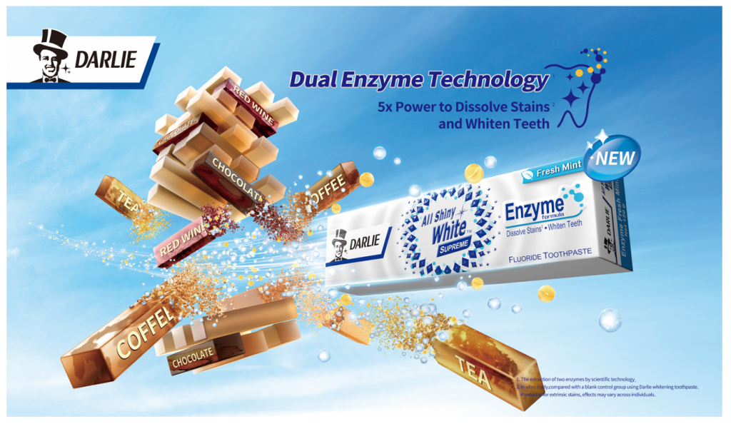 Darlie Launches All Shiny White Supreme Enzyme Toothpaste - METROPOLITANT