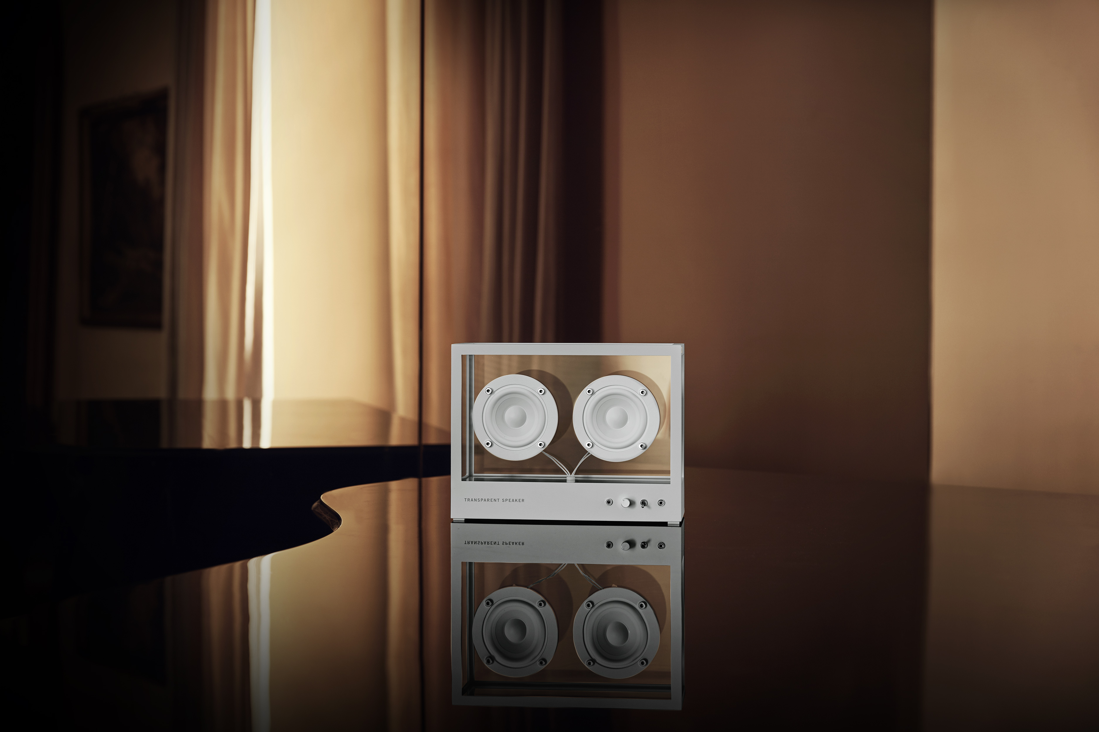 Stylish and Sustainable Sound: Transparent Speakers - METROPOLITANT