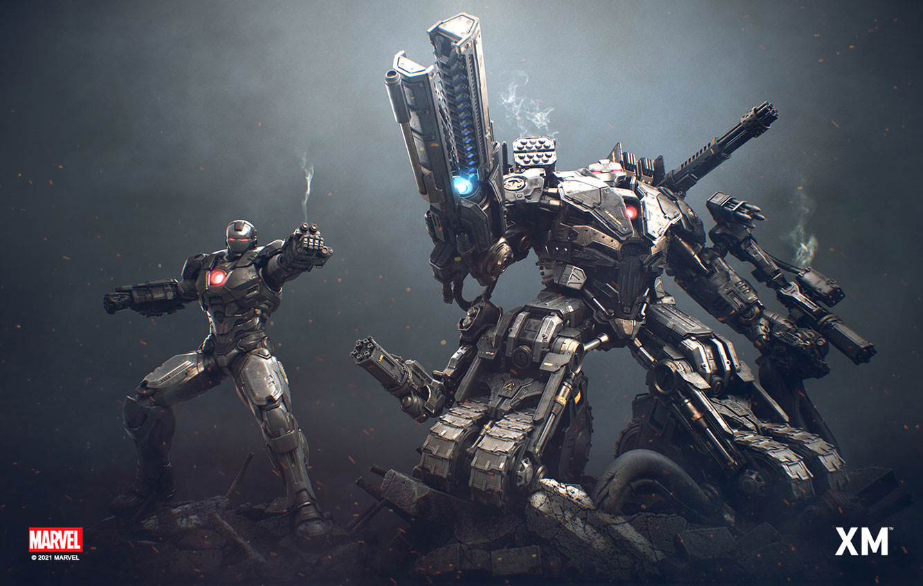 XM introduces War Machine’s War Tank, the largest 1:4 scale statue ...