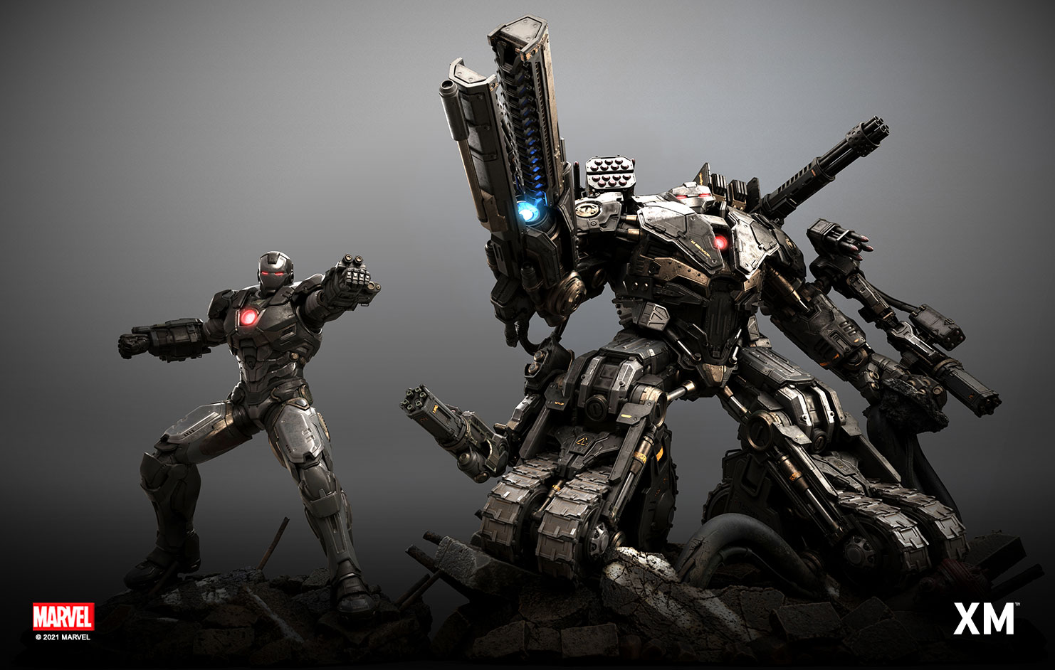 XM introduces War Machine’s War Tank, the largest 1:4 scale statue ...